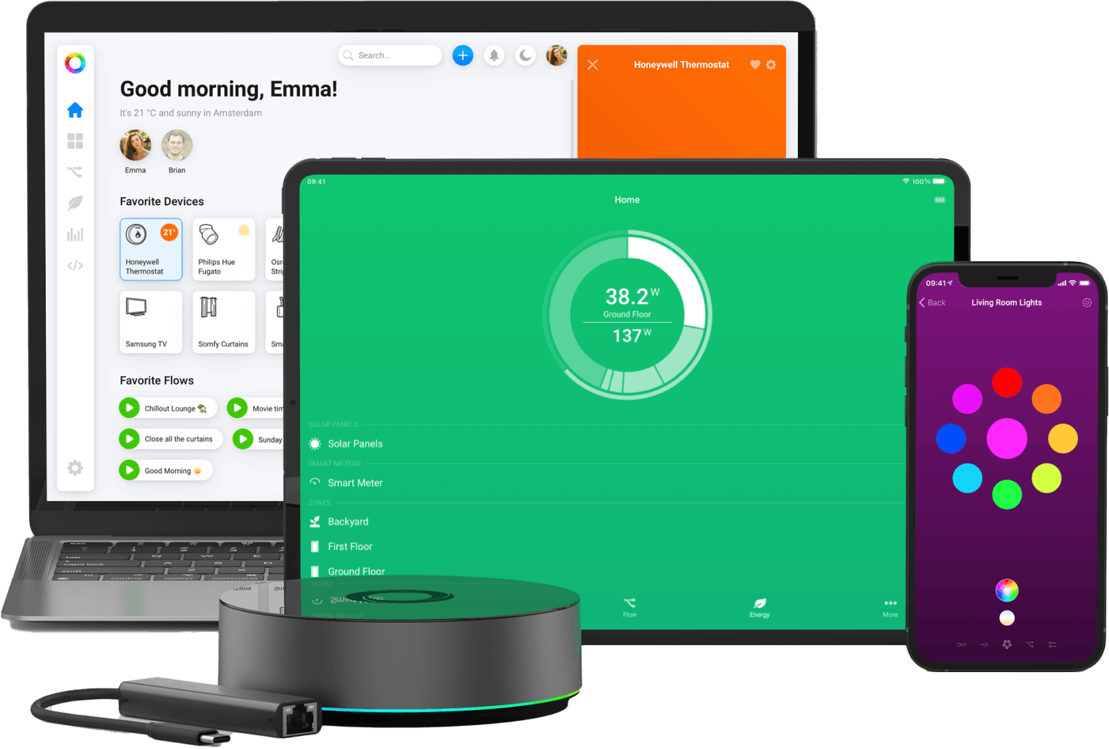 Homey Pro – Krachtige smart hub van Athom ⚡️ Tibber